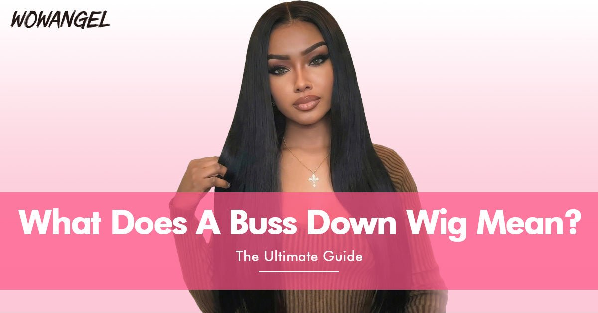 Buss Down Wigs 101: Why This Bone-Straight Trend is Dominating