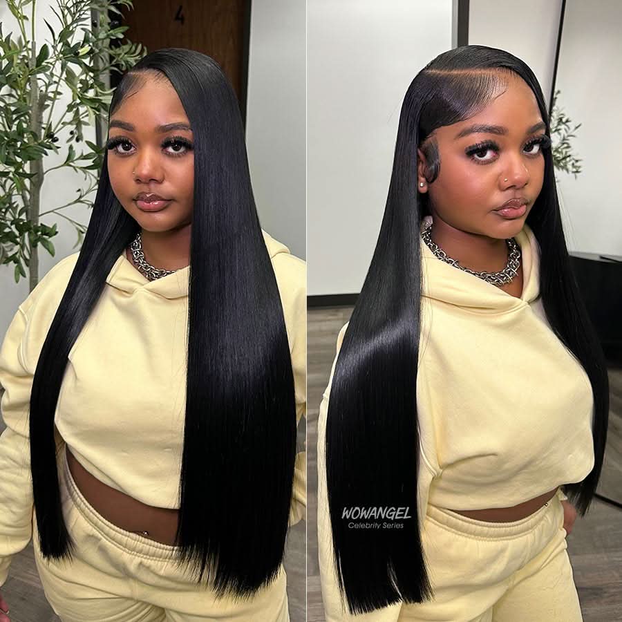 WOWANGEL Virgin Hair Weaves - Double Drawn Bone Straight Bundles – wowangel