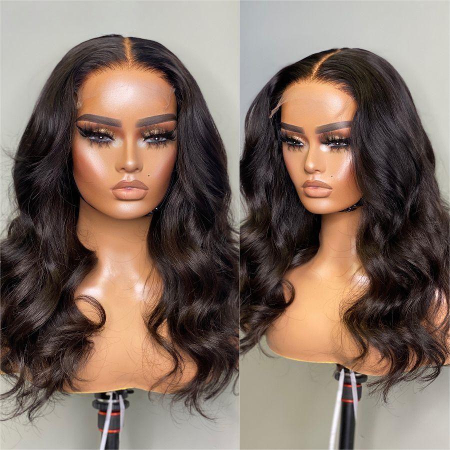 5x5 Lace Closure with Bundles Body Wave Texture HD Lace – wowangel